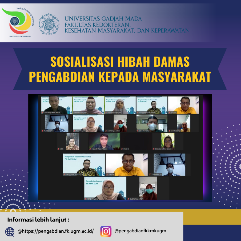 Pengabdian | Fakultas Kedokteran, Kesehatan Masyarakat, dan Keperawatan - UGM Sosialisasi Hibah ...