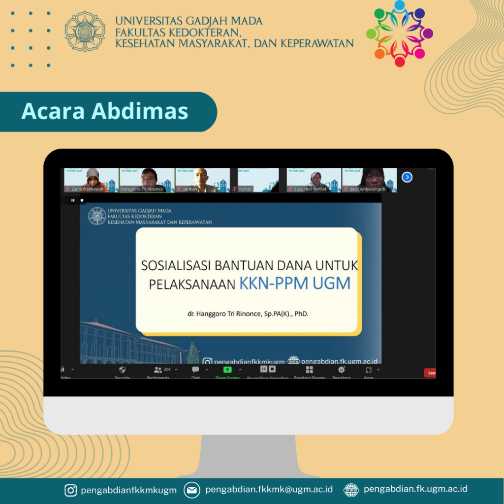 Pengabdian | Fakultas Kedokteran, Kesehatan Masyarakat, dan Keperawatan - UGM Sosialisasi ...