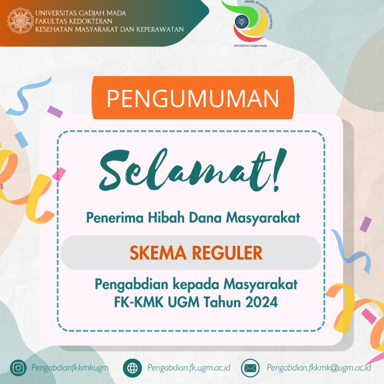 Penerima Hibah Damas Abdimas Skema Reguler FK-KMK 2024 – Pengabdian